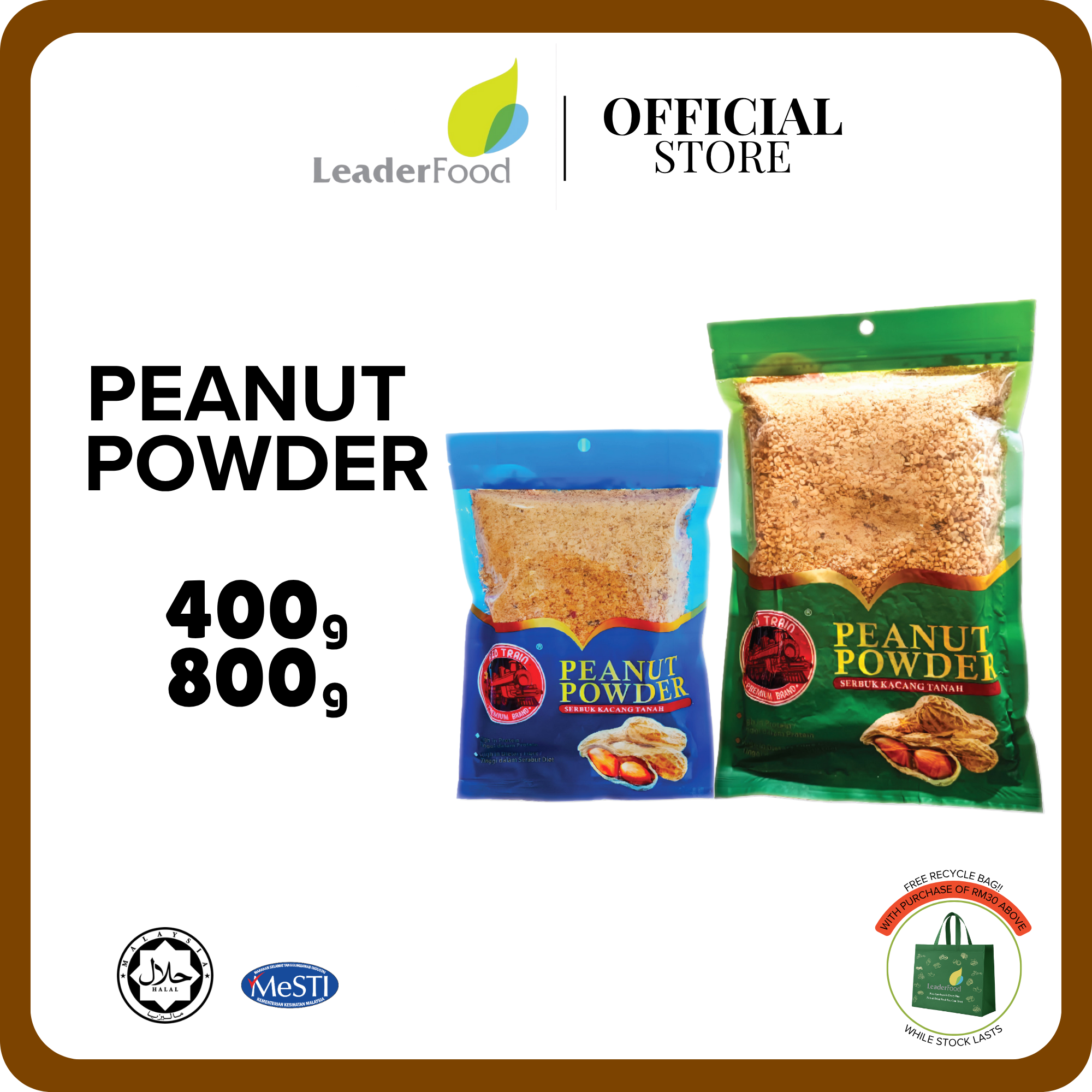 Leader Food. Roasted Peanut Powder